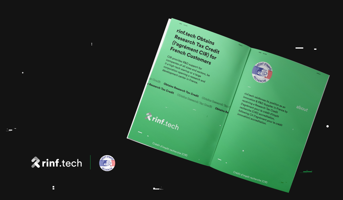 rinf.tech Obtains Research Tax Credit (CIR) for French Customers - rinf ...